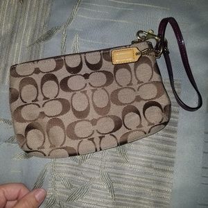 Bags | Authentic Coach Wrislet | Poshmark